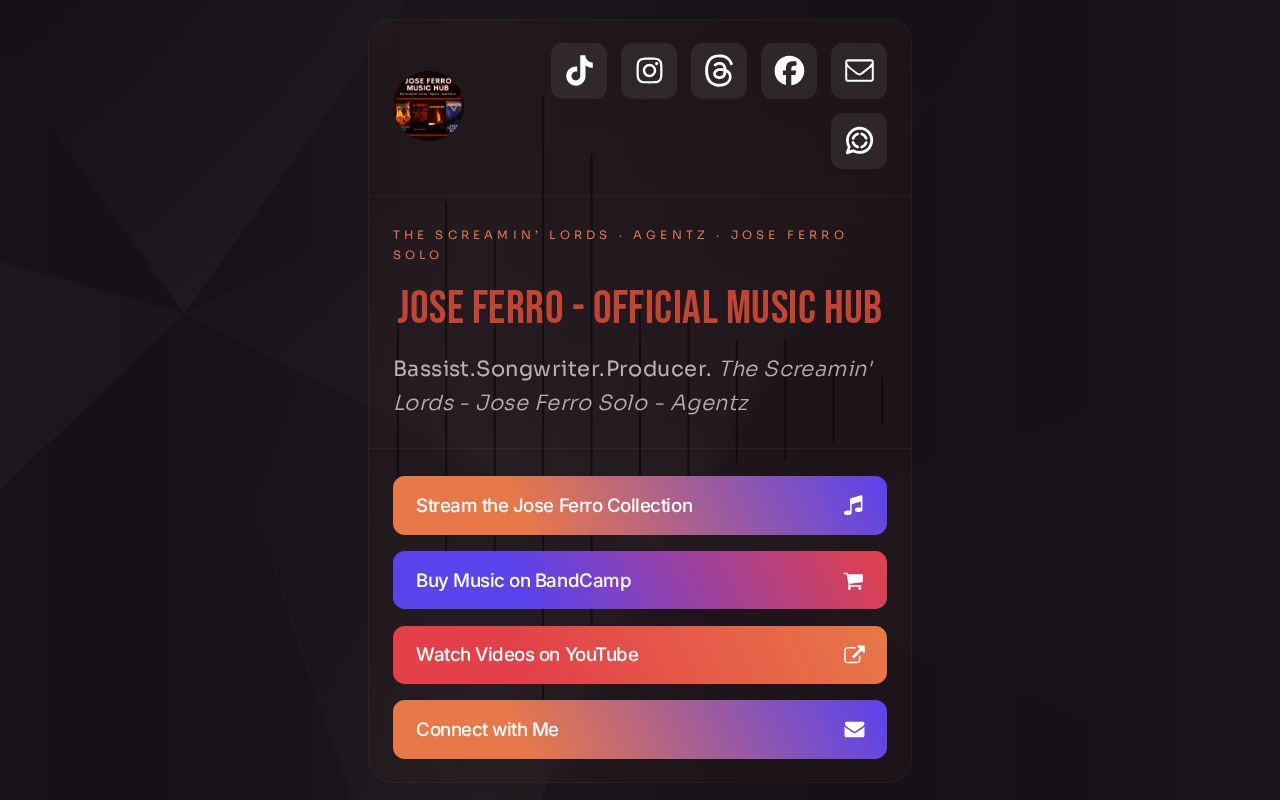 Jose Ferro | Official Music Hub